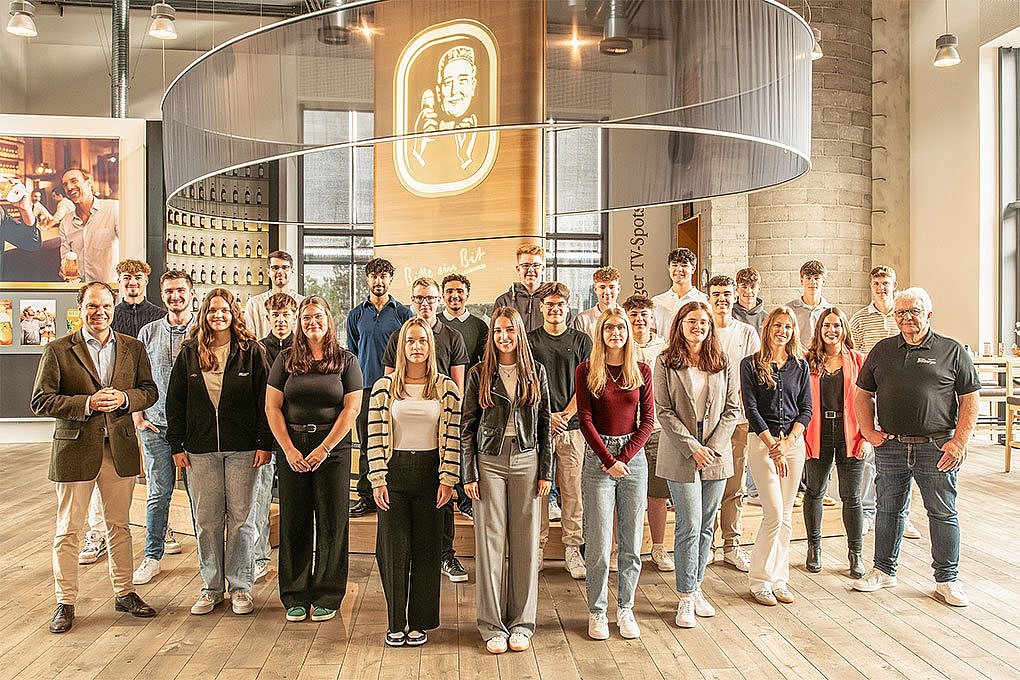 Bitburger begrüßt 24 neue Auszubildende
